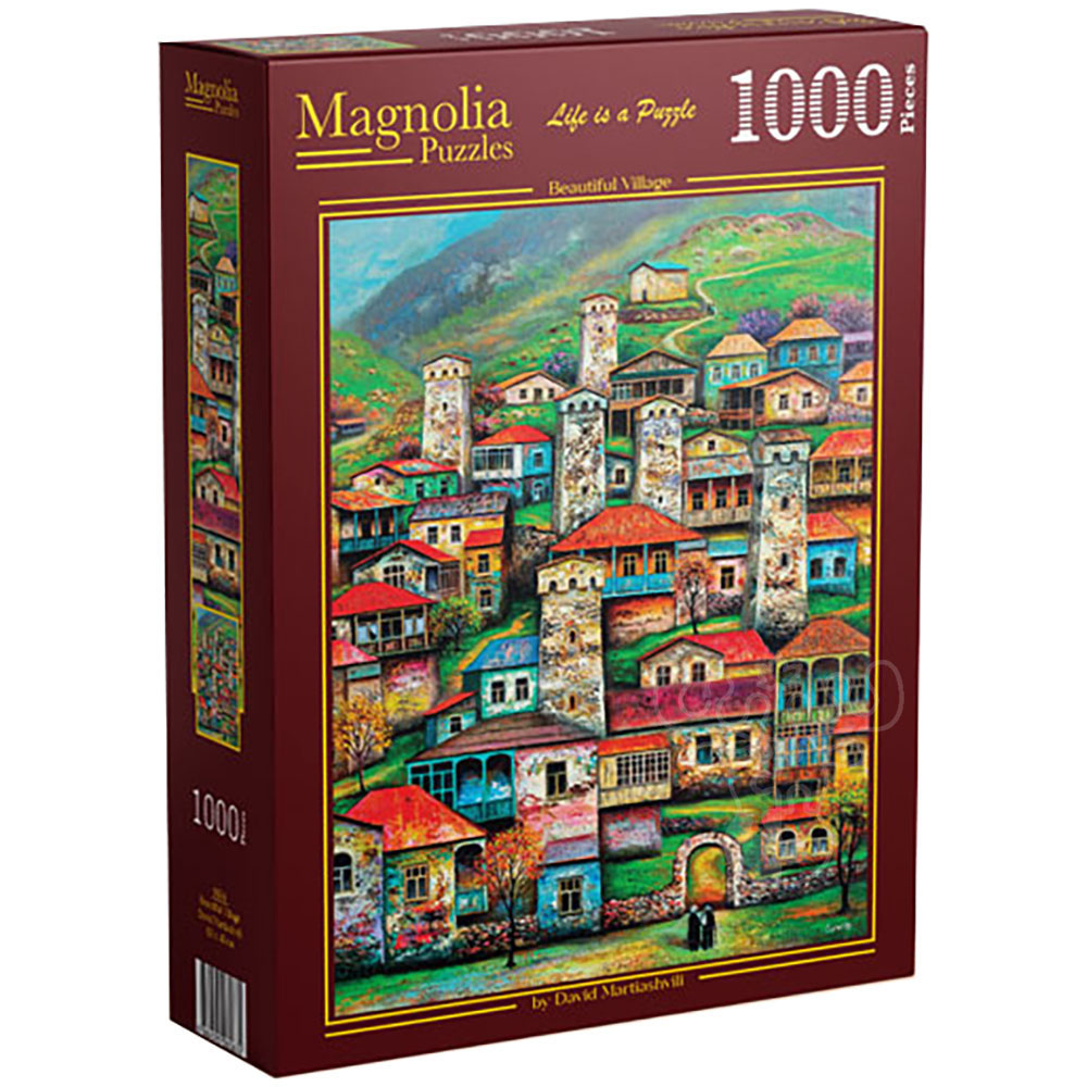 Magnolia Beautiful Village Puzzle 1000pcs - Puzzles Canada