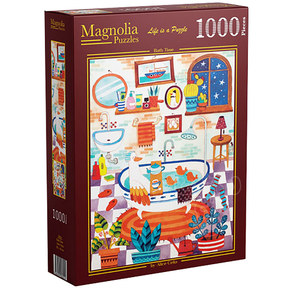 Magnolia Bath Time Puzzle 1000pcs - Puzzles Canada