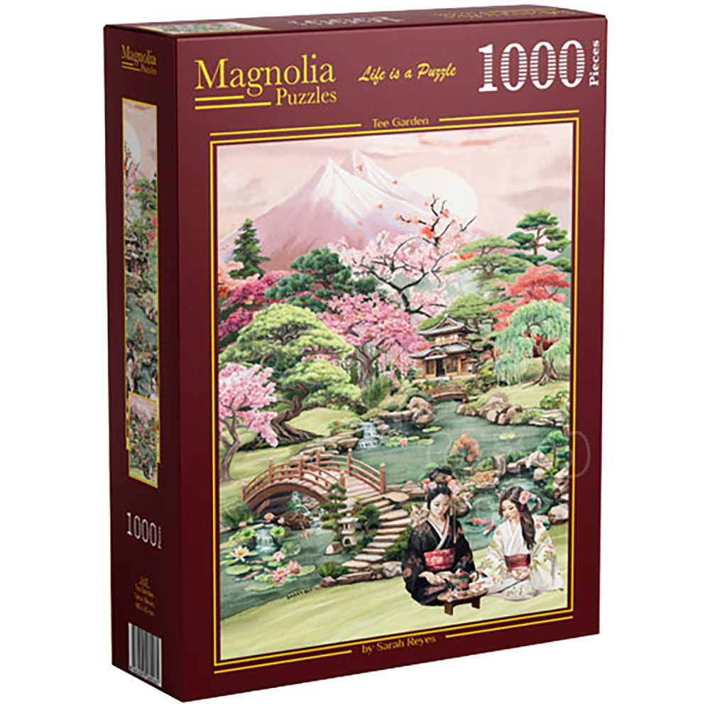Magnolia Tea Garden Puzzle 1000pcs - Puzzles Canada