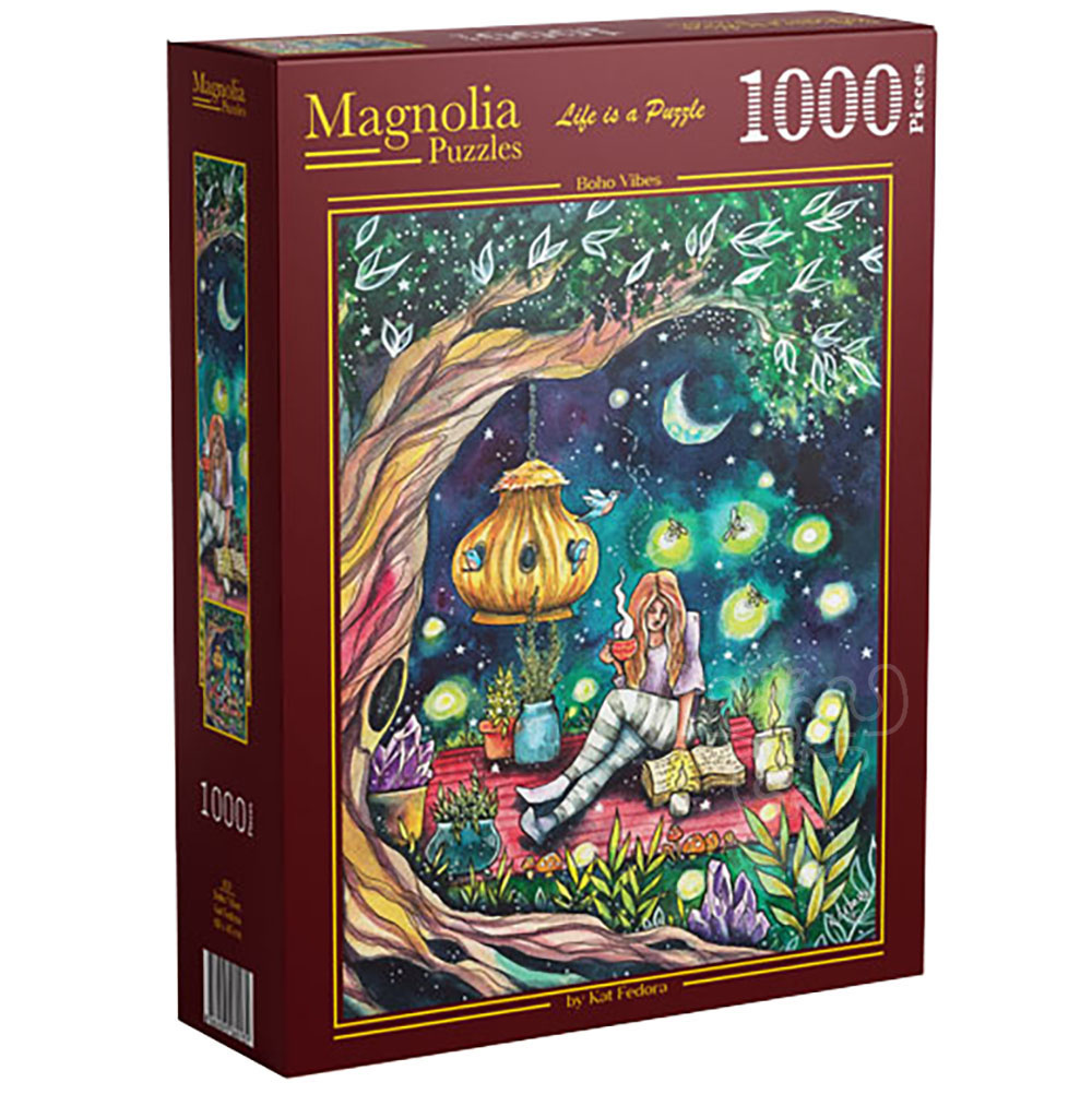 Magnolia Boho Vibes Puzzle 1000pcs - Puzzles Canada