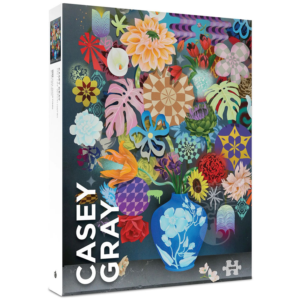 Pomegranate Gray, Casey: Still Life with Flowers Puzzle 1000pcs - Puzzles Canada