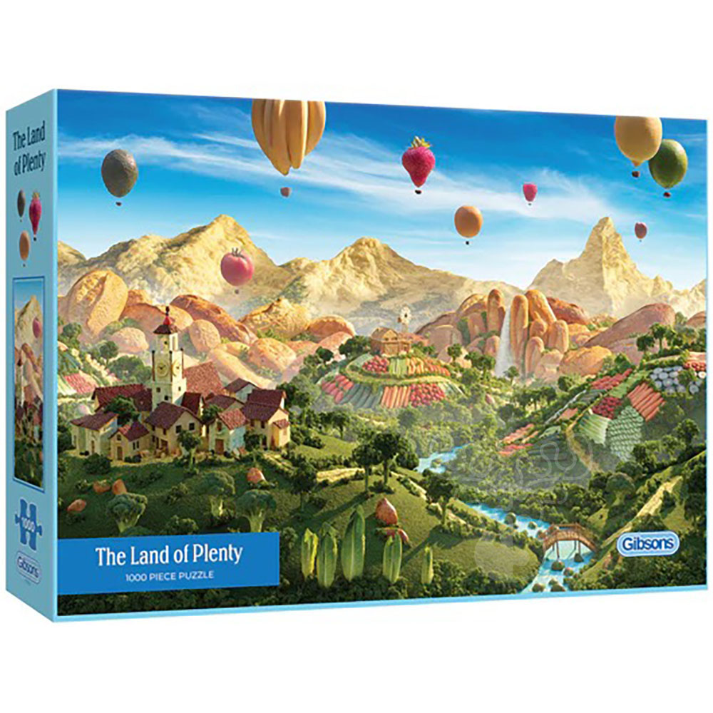 Gibsons The Land of Plenty Puzzle 1000pcs - Puzzles Canada
