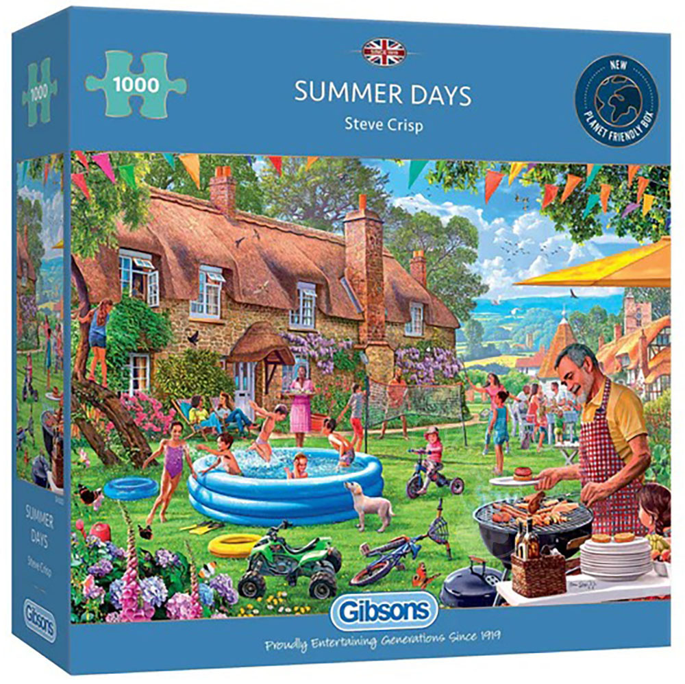 Gibsons Summer Days Puzzle 1000pcs - Puzzles Canada
