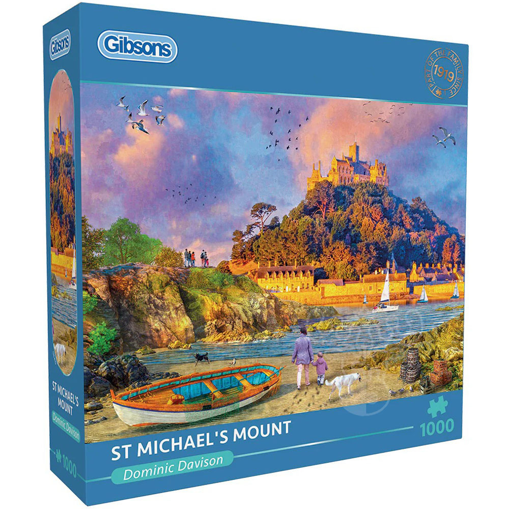 Gibsons St Michael's Mount Puzzle 1000pcs - Puzzles Canada
