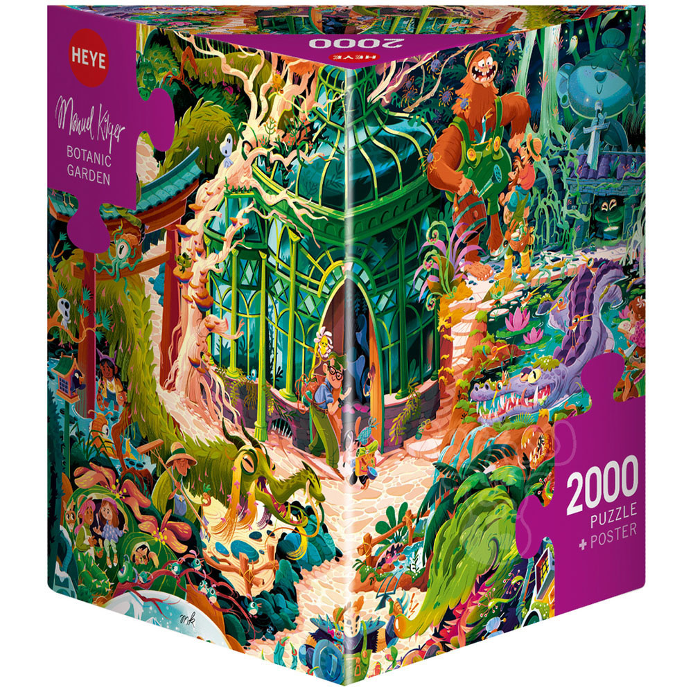 Heye Botanic Garden Puzzle 2000pcs Triangle Box - Puzzles Canada