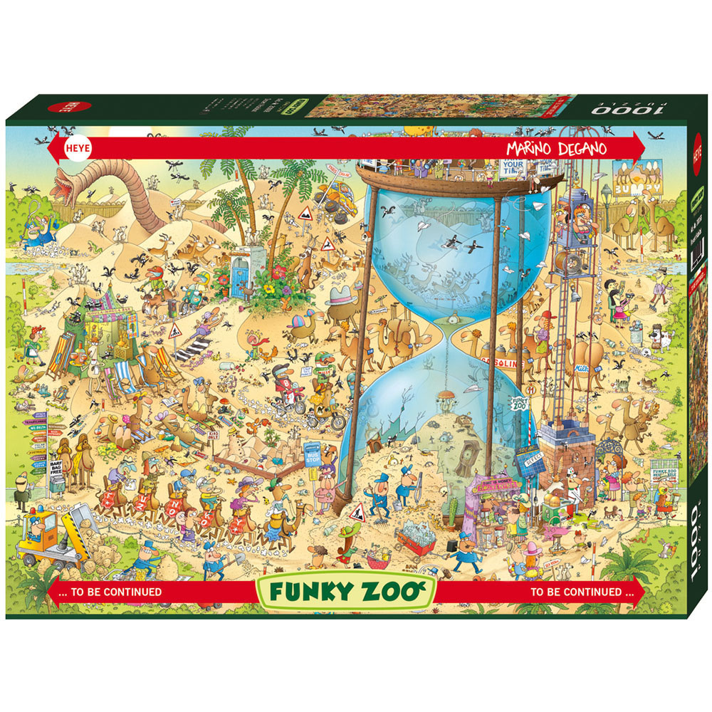 Heye Funky Zoo: Desert Habitat Puzzle 1000pcs - Puzzles Canada