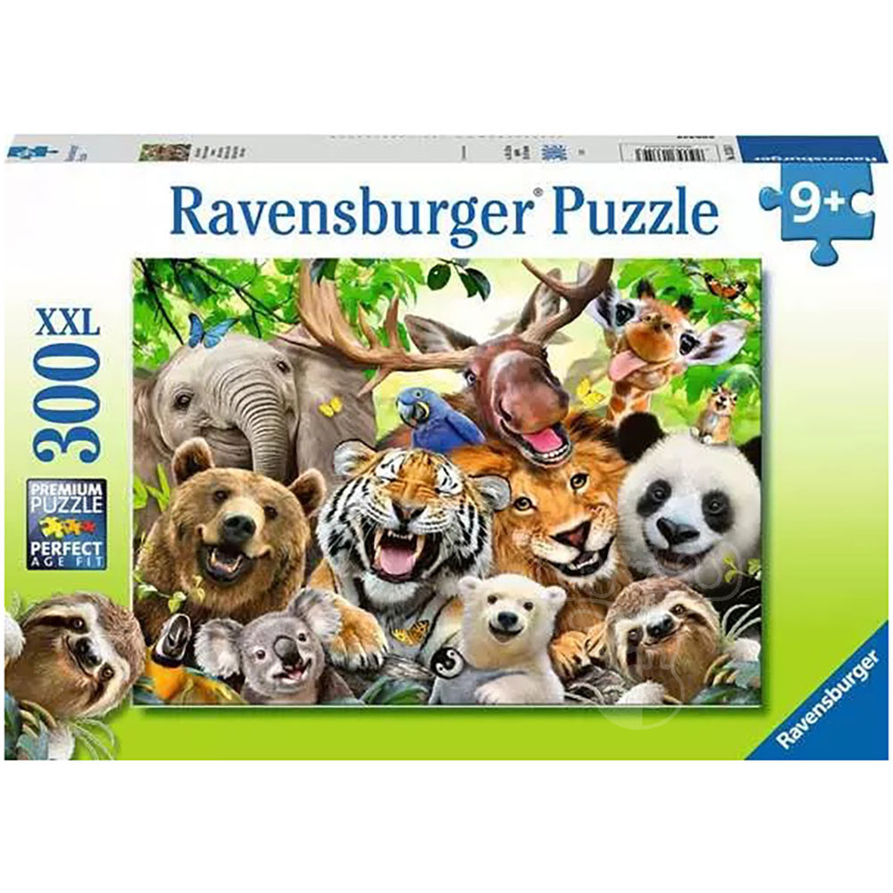 Ravensburger Exotic Animals Selfie Puzzle 300pcs XXL - Puzzles Canada