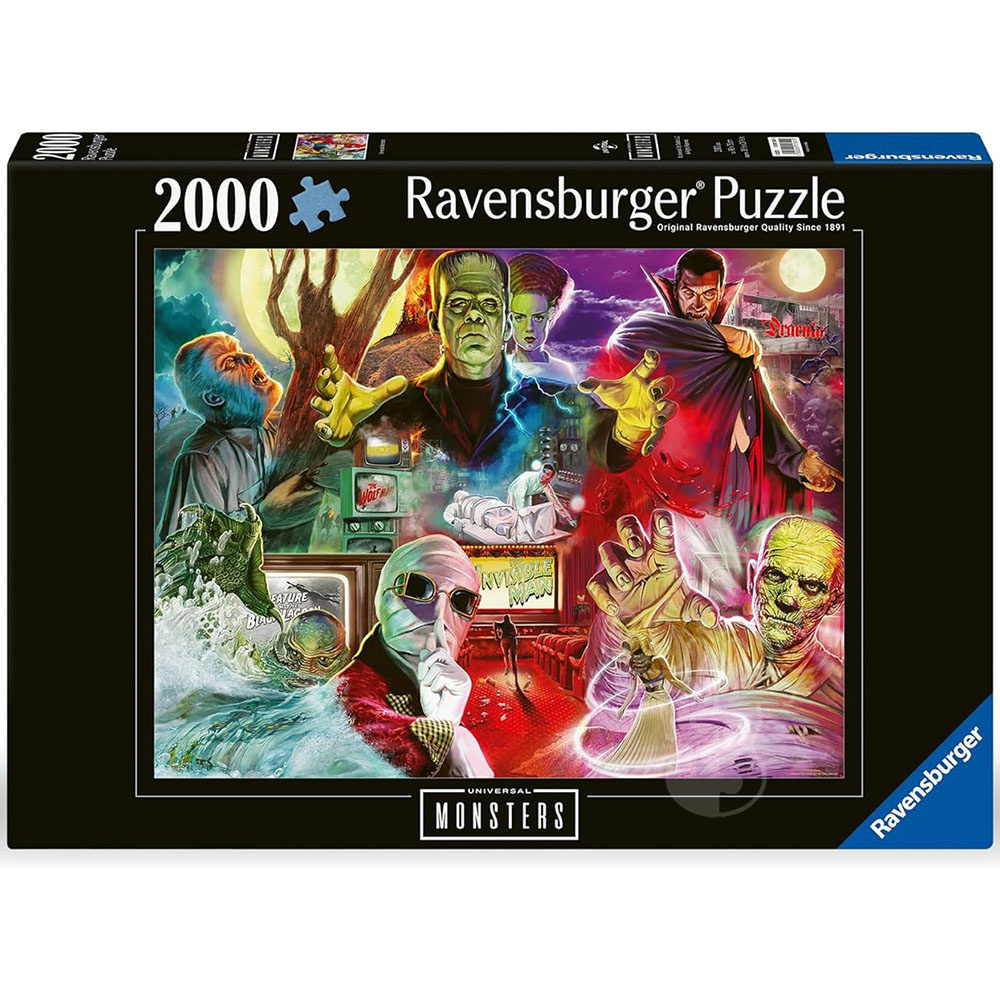 Ravensburger Universal Monsters Puzzle 2000pcs - Puzzles Canada