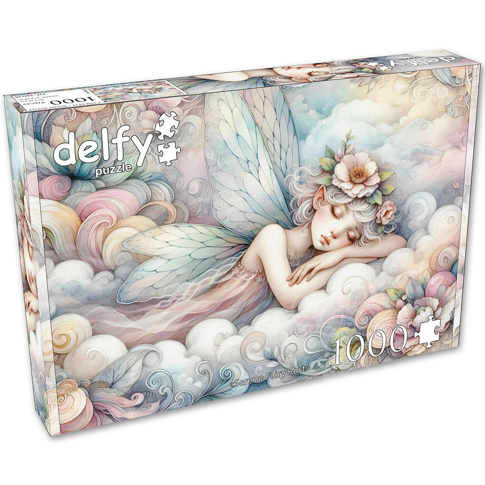 Delfy Serene Fairy Rest Puzzle 1000pcs - Puzzles Canada