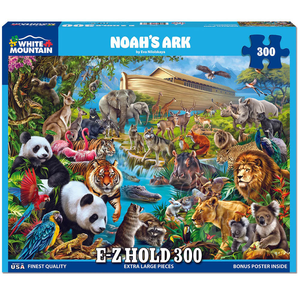 White Mountain Noah's Ark Puzzle 300pcs - Puzzles Canada