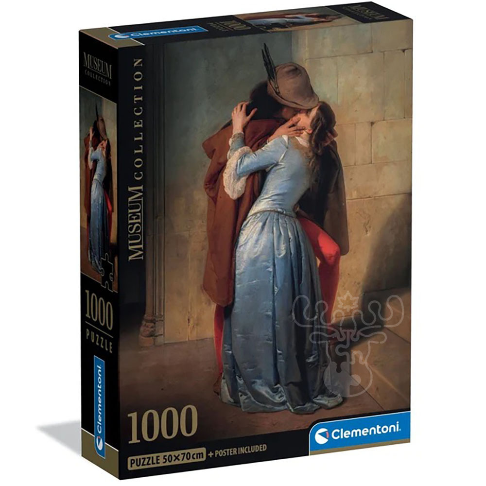 Clementoni Museum: Hayez - The Kiss Puzzle 1000pcs - Puzzles Canada