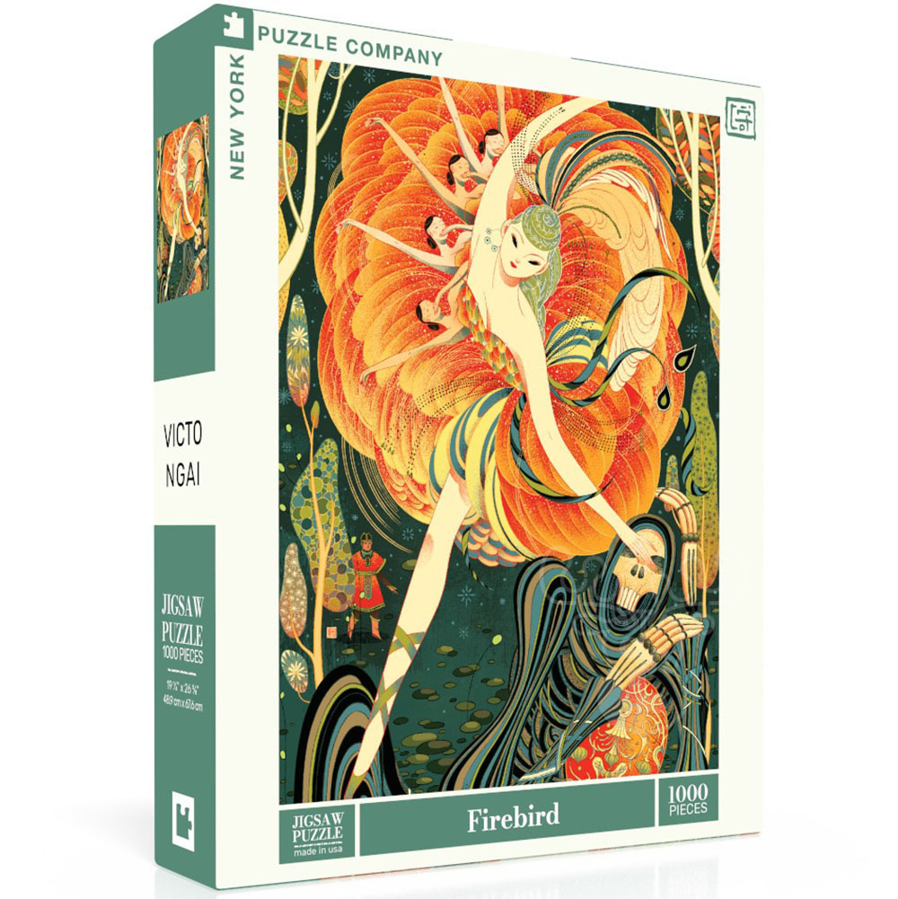 New York Puzzle Co. Victo Ngai: Firebird Puzzle 1000pcs - Puzzles Canada
