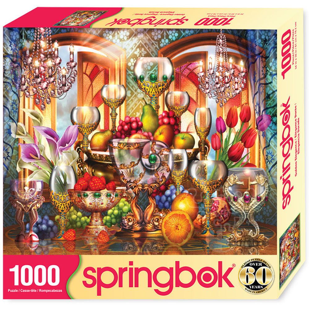 Springbok Golden Elegance Puzzle 1000pcs Limited Release - Puzzles Canada