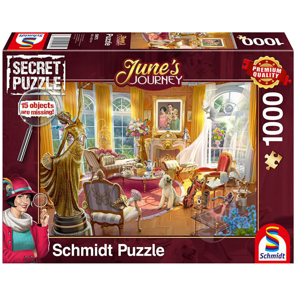 Schmidt Secret Puzzle - Parlor of the Orchid Estate Puzzle 1000pcs ...