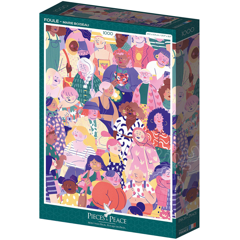 Pieces & Peace Crowd Puzzle 1000pcs - Puzzles Canada