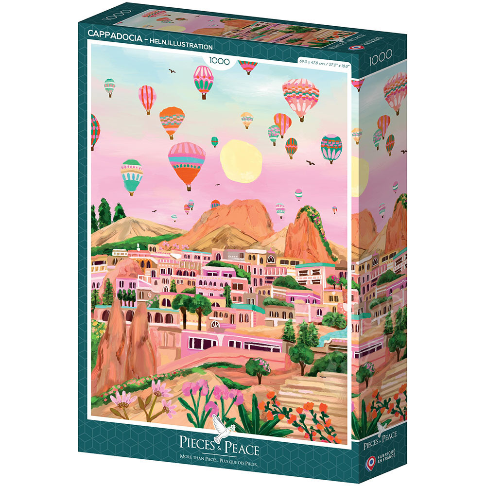 Pieces & Peace Cappadocia Puzzle 1000pcs - Puzzles Canada
