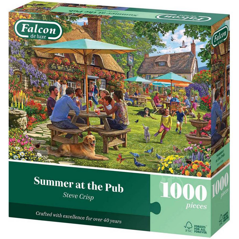 Falcon Summer at the Pub Puzzle 1000pcs - Puzzles Canada
