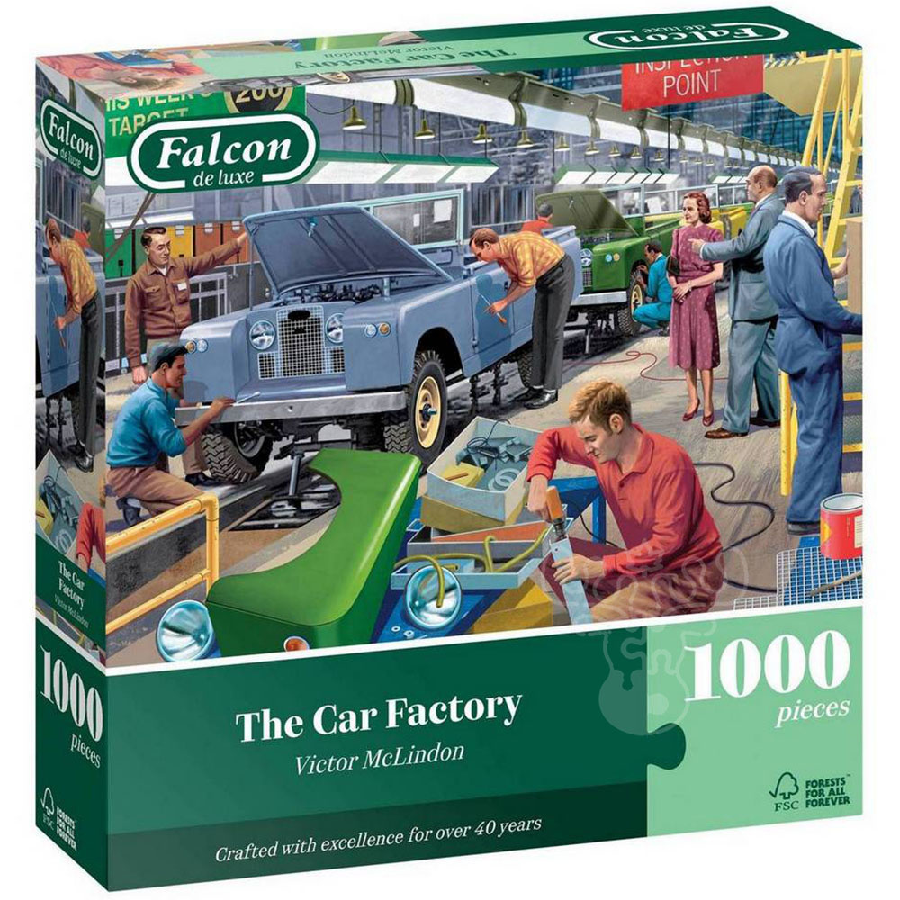 Falcon The Car Factory Puzzle 1000pcs - Puzzles Canada