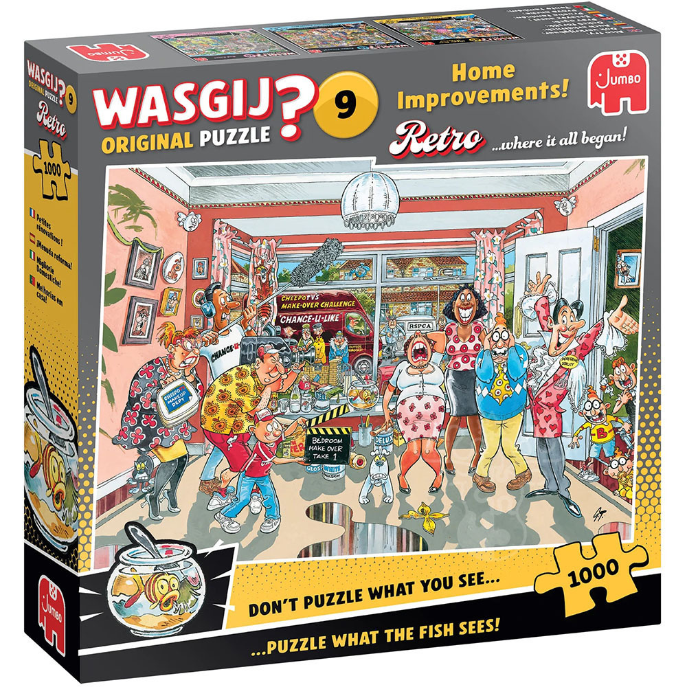 Jumbo Wasgij Original Retro 9 Home Improvements! Puzzle 1000pcs ...