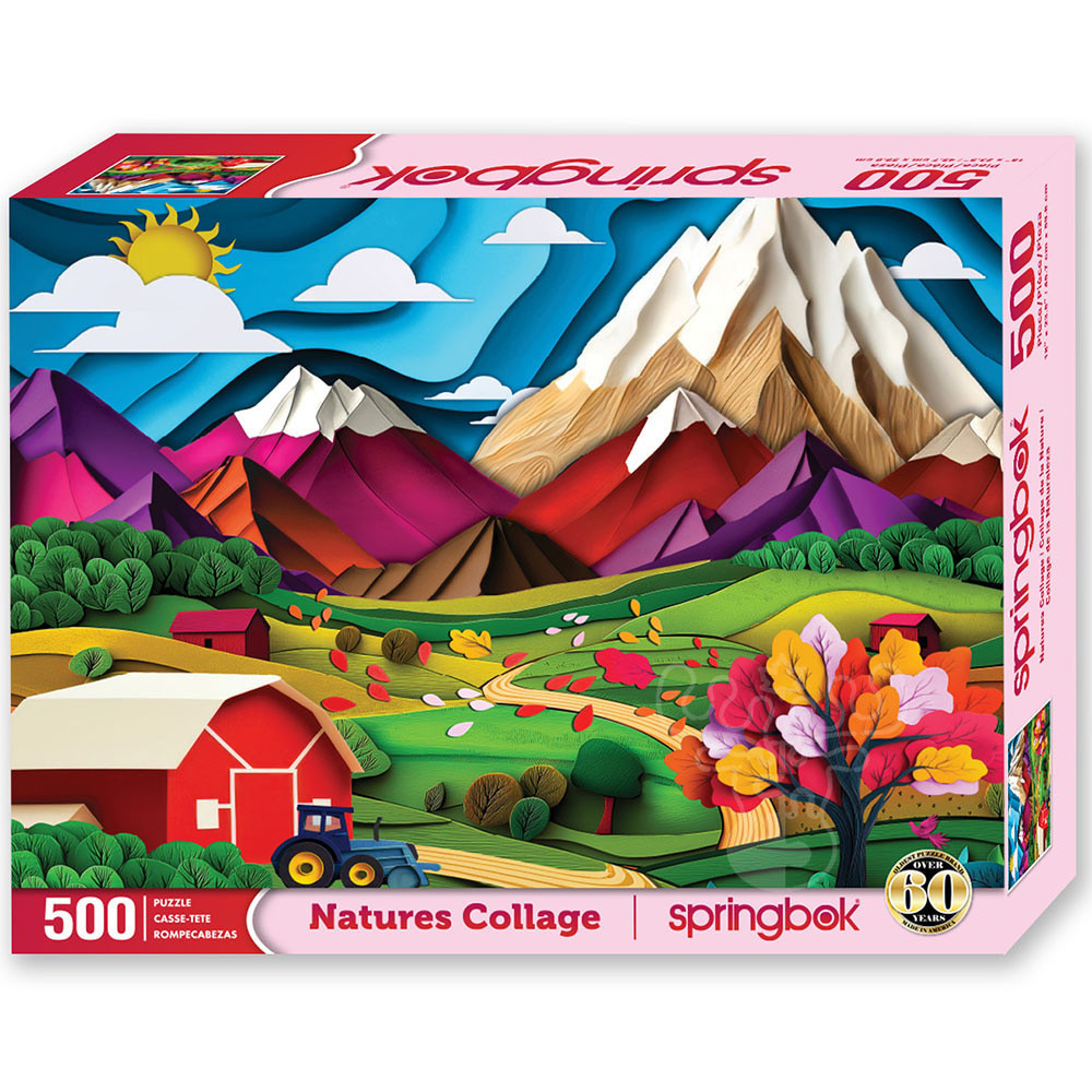 Springbok Nature's Collage Puzzle 500pcs - Puzzles Canada