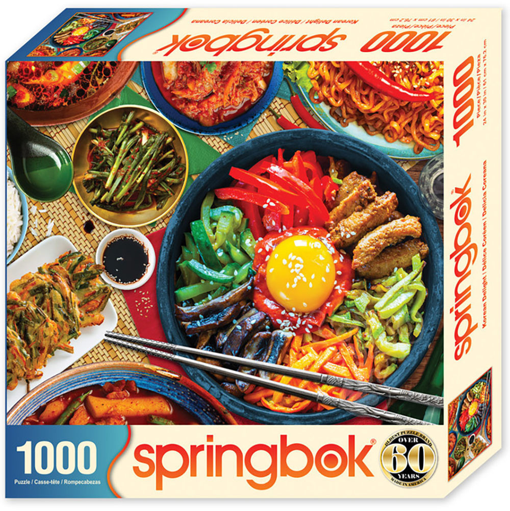 Springbok Korean Delight Puzzle 1000pcs Limited Release - Puzzles Canada