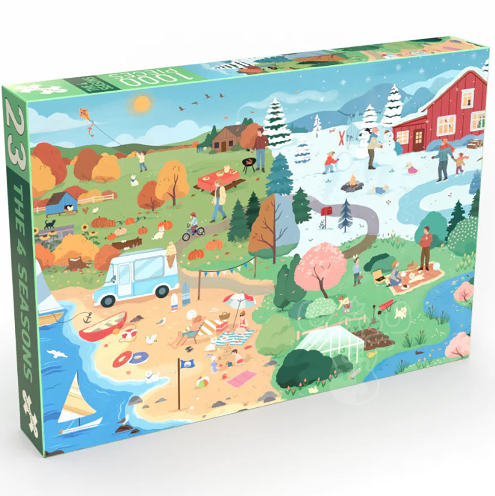Penny Puzzle The 4 Seasons Puzzle 1000pcs - Puzzles Canada