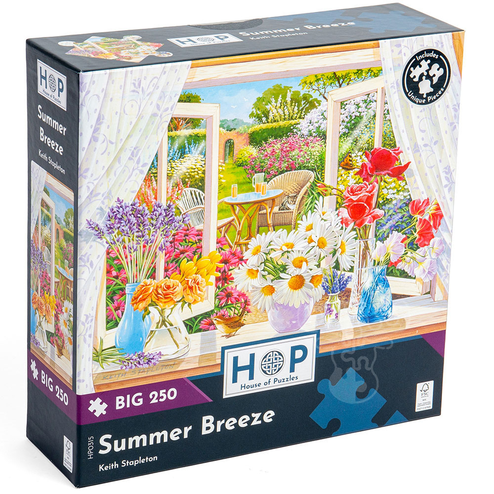 House of Puzzles Summer Breeze Puzzle Big 250pcs - Puzzles Canada