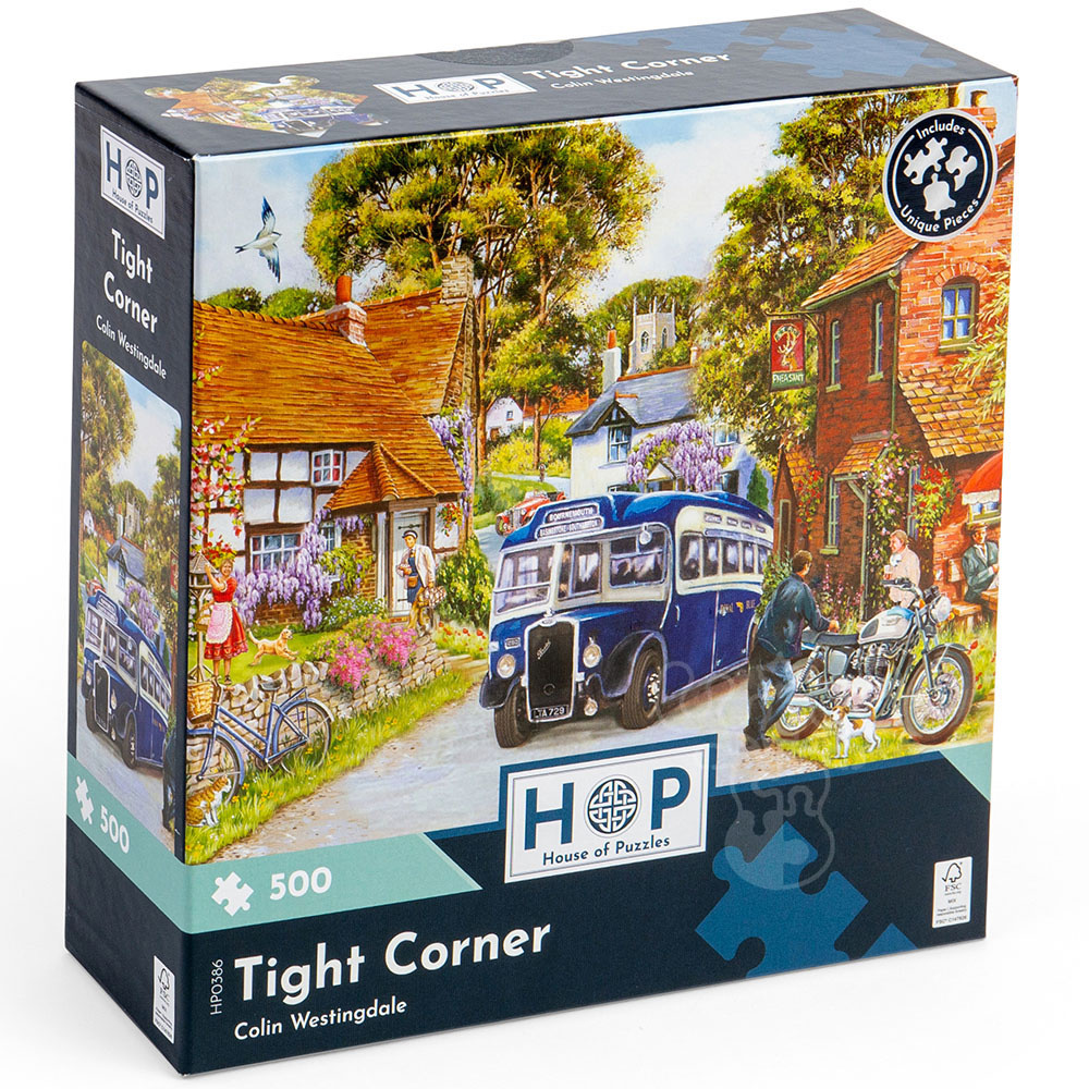 House of Puzzles Tight Corner Puzzle 500pcs - Puzzles Canada