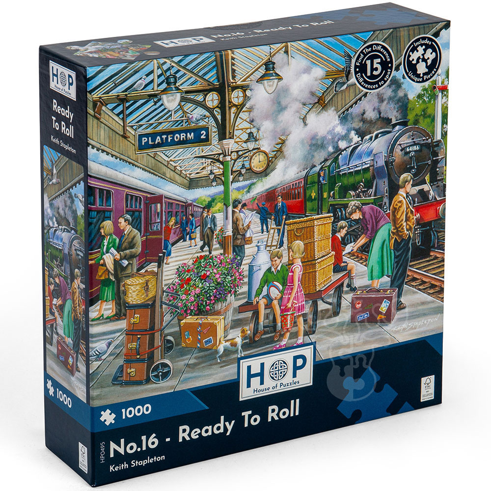 House of Puzzles Ready To Roll Puzzle 1000pcs - Puzzles Canada