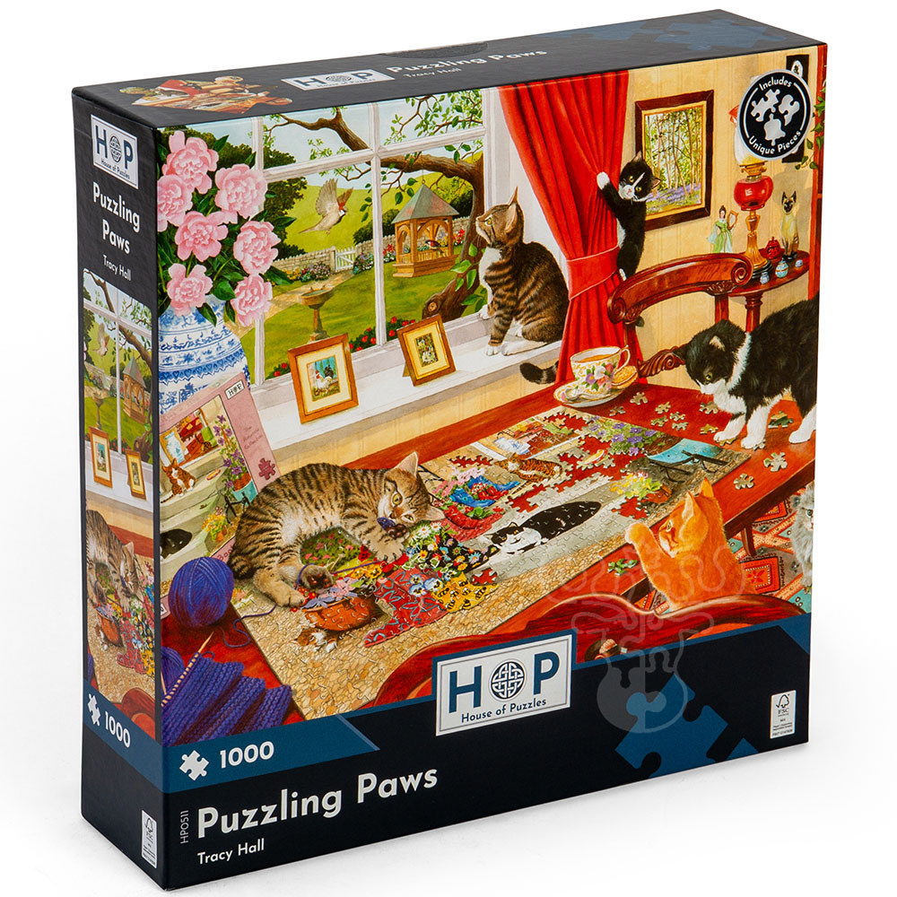 House of Puzzles Puzzling Paws Puzzle 1000pcs - Puzzles Canada