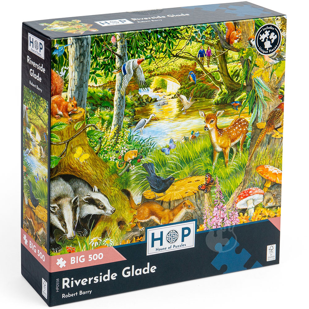 House of Puzzles Riverside Glade Puzzle Big 500pcs - Puzzles Canada