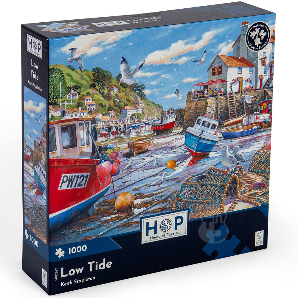 House of Puzzles Low Tide Puzzle 1000pcs - Puzzles Canada