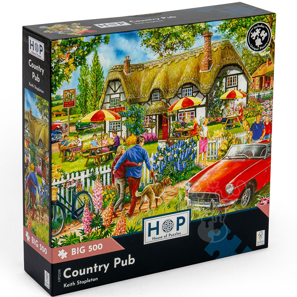 House of Puzzles Country Pub Puzzle Big 500pcs - Puzzles Canada