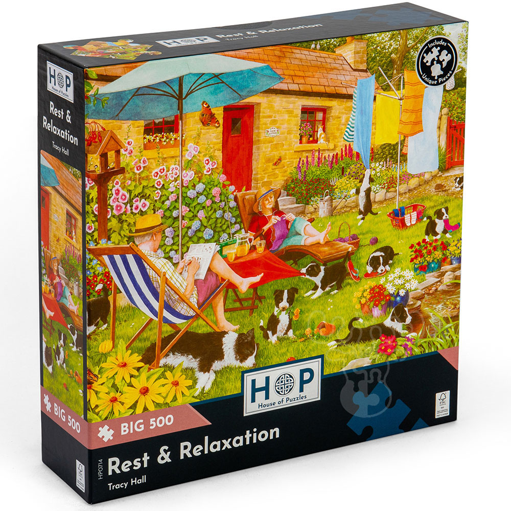 House of Puzzles Rest & Relaxation Puzzle Big 500pcs - Puzzles Canada