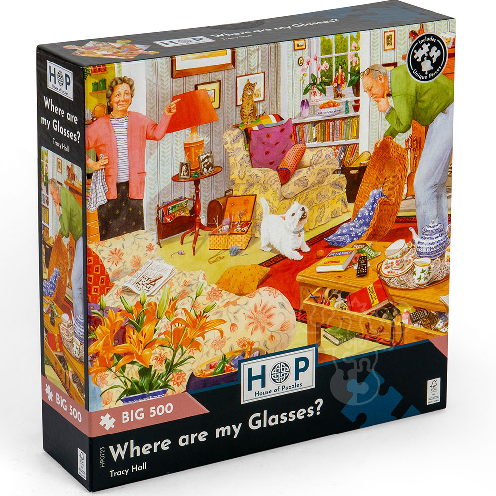 House of Puzzles Where are my Glasses? Puzzle Big 500pcs - Puzzles Canada