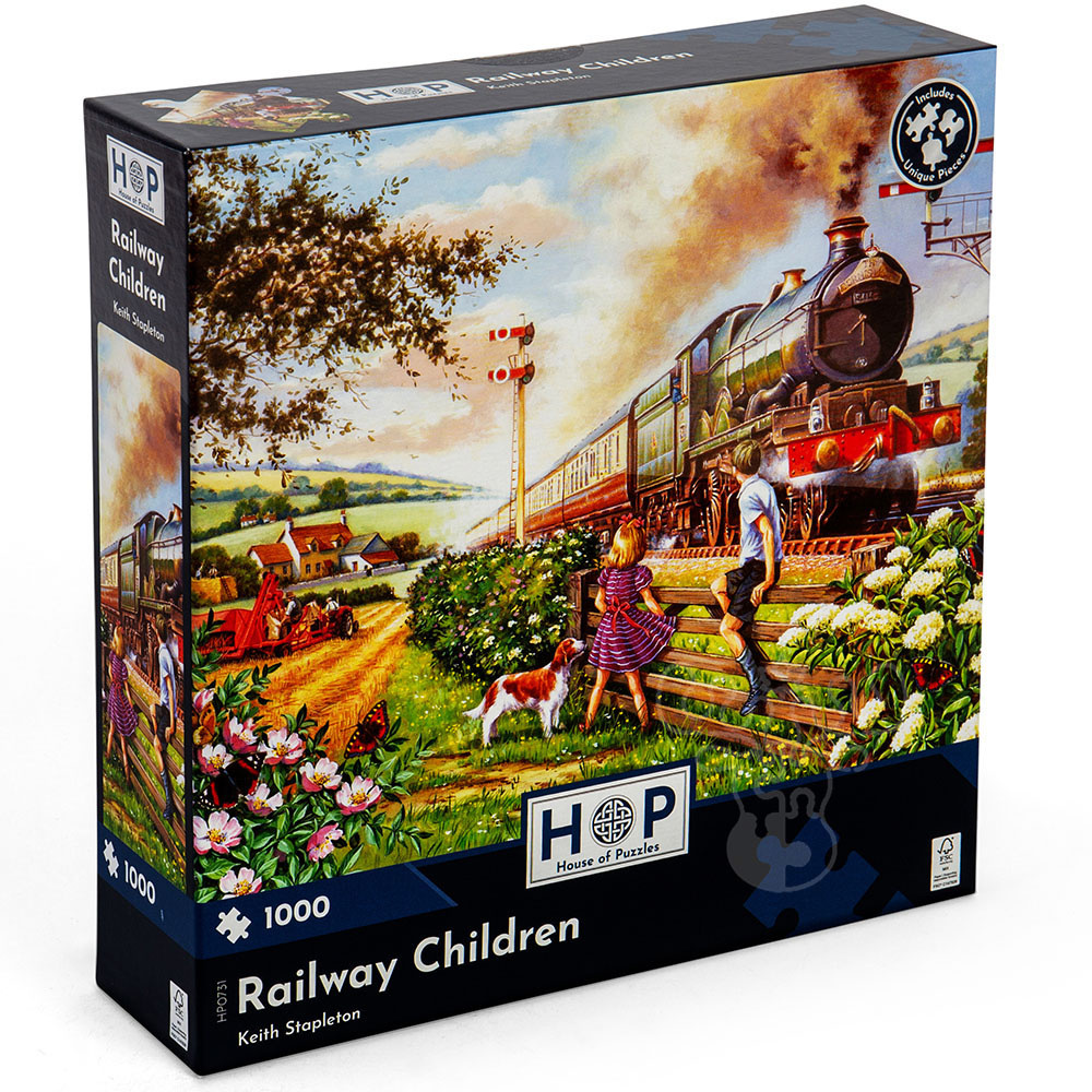 House of Puzzles Railway Children Puzzle 1000pcs - Puzzles Canada