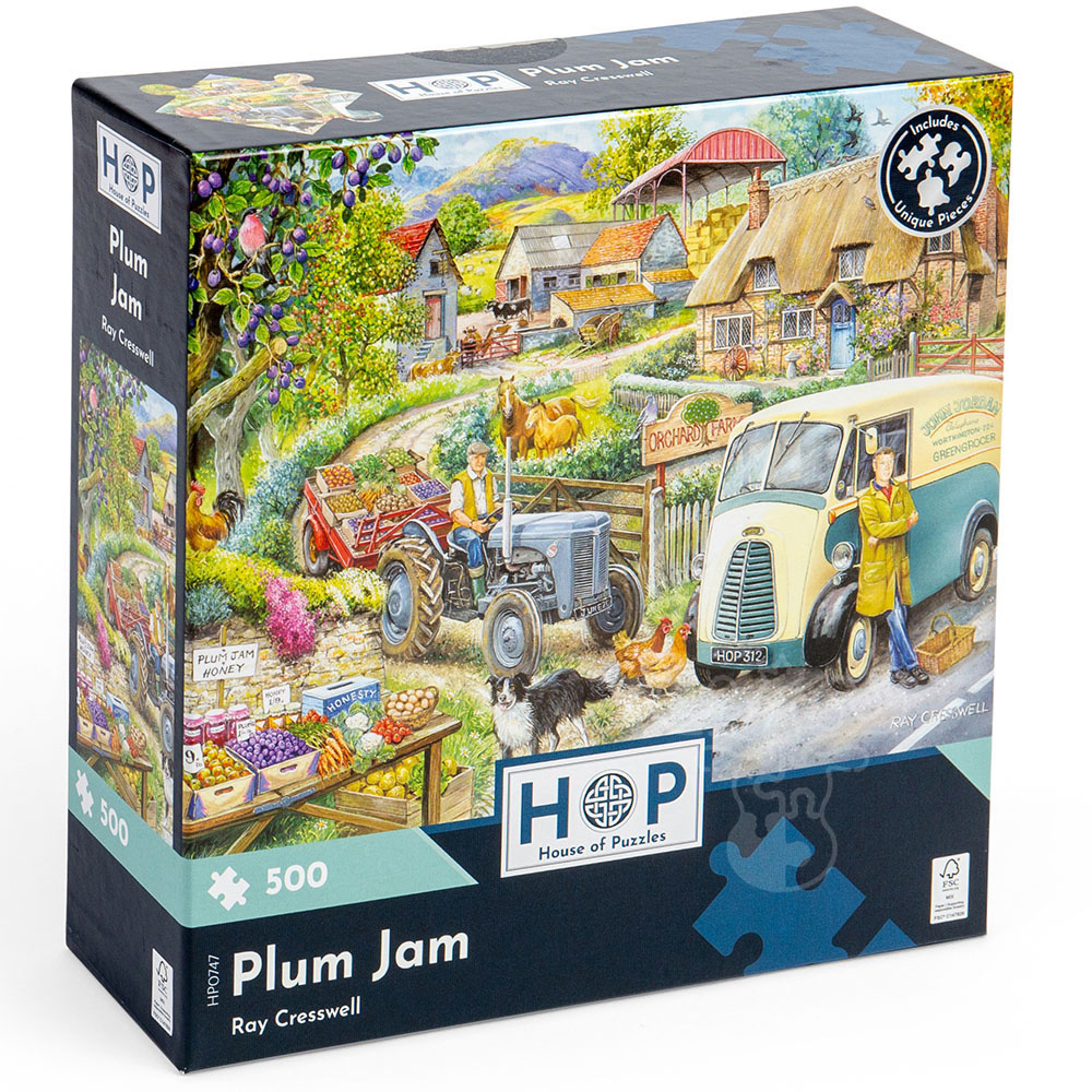 House of Puzzles Plum Jam Puzzle 500pcs - Puzzles Canada