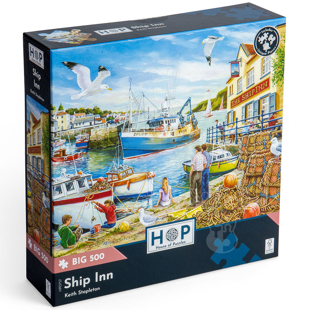 House of Puzzles Ship Inn Puzzle Big 500pcs - Puzzles Canada