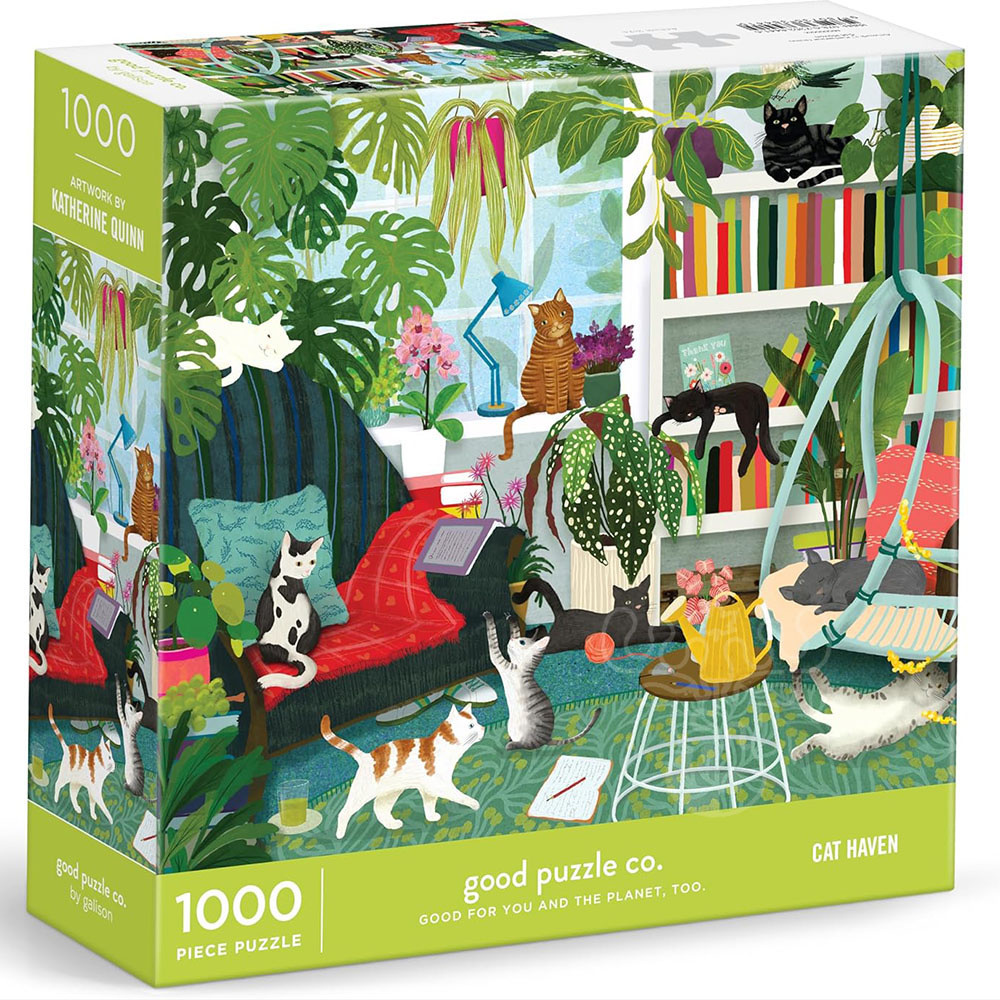 Good Puzzle Co Cat Haven Puzzle 1000pcs - Puzzles Canada