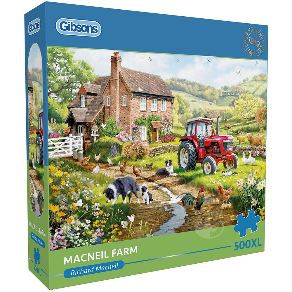 Gibsons Macneil Farm Puzzle 500pcs XL - Puzzles Canada
