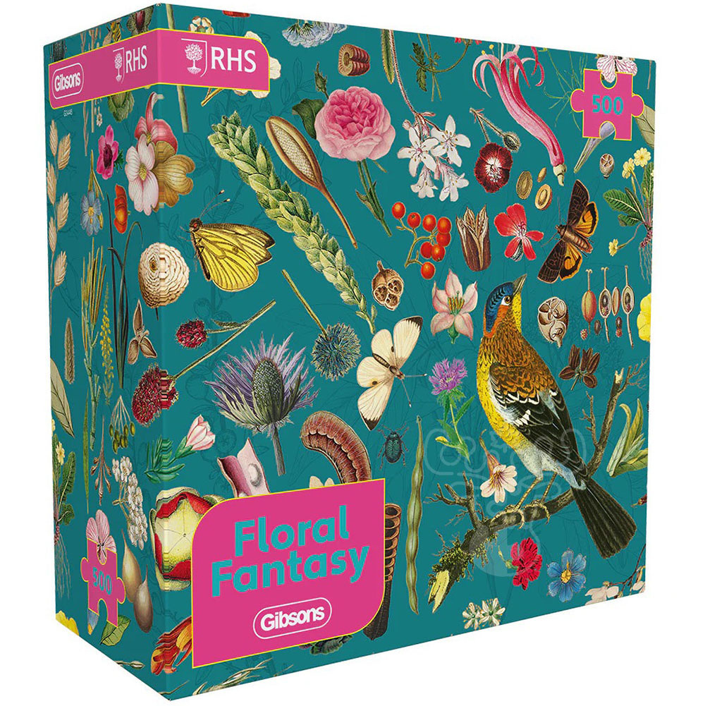 Gibsons RHS Floral Fantasy Puzzle 500pcs - Puzzles Canada