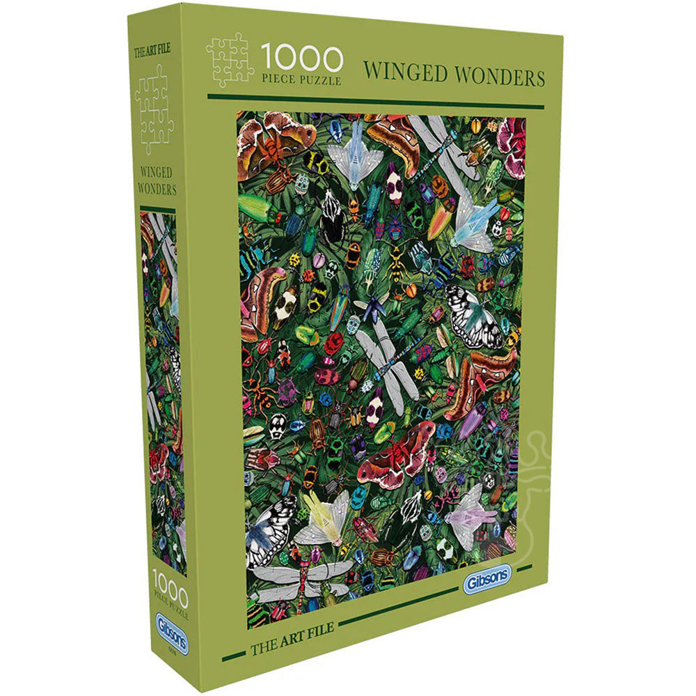 Gibsons The Art File: Winged Wonders Puzzle 1000pcs - Puzzles Canada