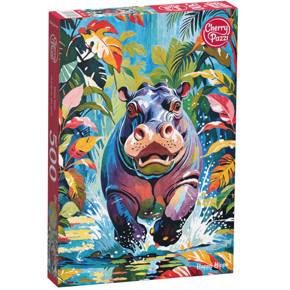 CherryPazzi Happy Hippo Puzzle 500pcs - Puzzles Canada