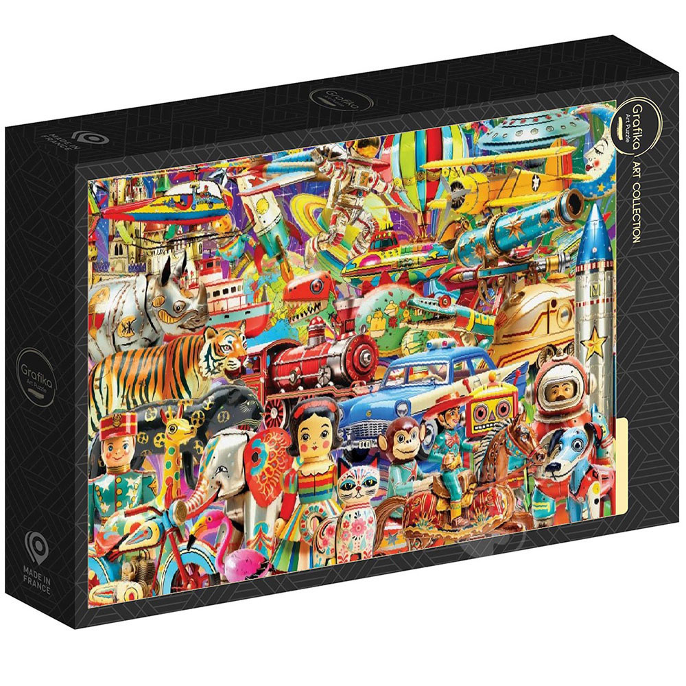 Grafika Retro Toys Puzzle 1000pcs - Puzzles Canada