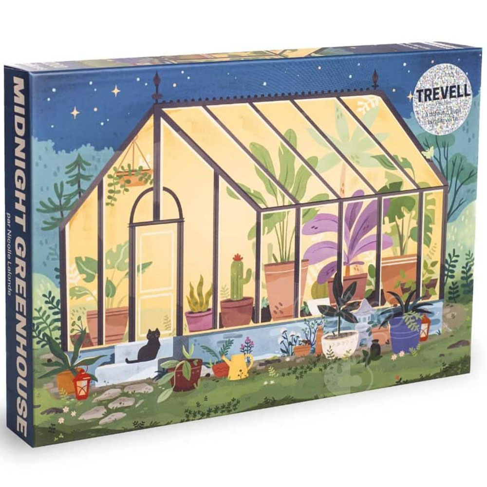 Trevell Midnight Greenhouse Puzzle 1000pcs - Puzzles Canada