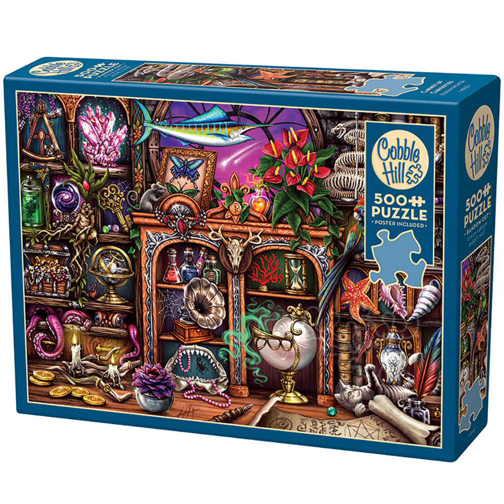 Cobble Hill Cabinet of Curiosities Puzzle 500pcs - Puzzles Canada