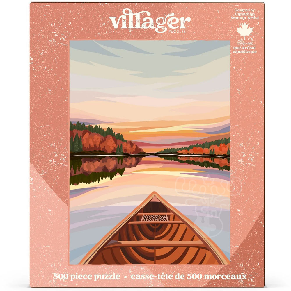 Villager Canoeing at Dawn Puzzle 500pcs - Puzzles Canada