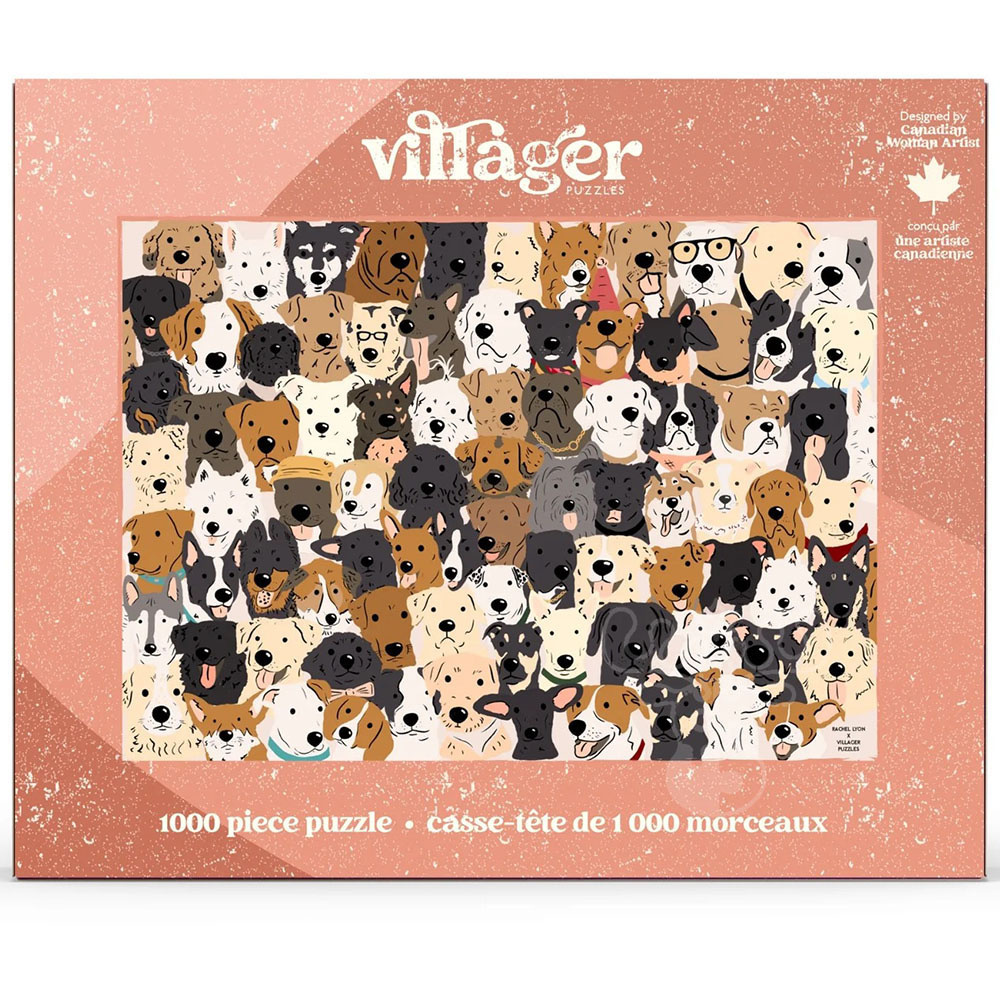 Villager Rescue Dogs Puzzle 1000pcs - Puzzles Canada