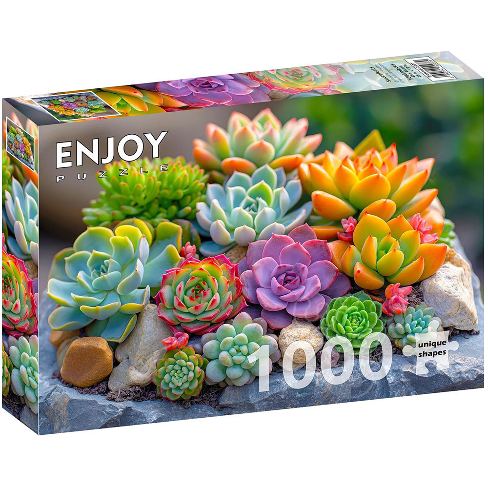Enjoy Succulents Puzzle 1000pcs - Puzzles Canada