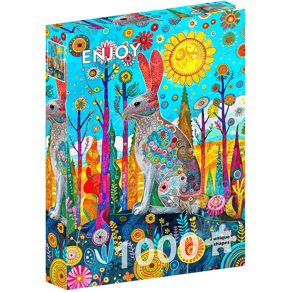Enjoy Hare's Whimsical Land Puzzle 1000pcs - Puzzles Canada